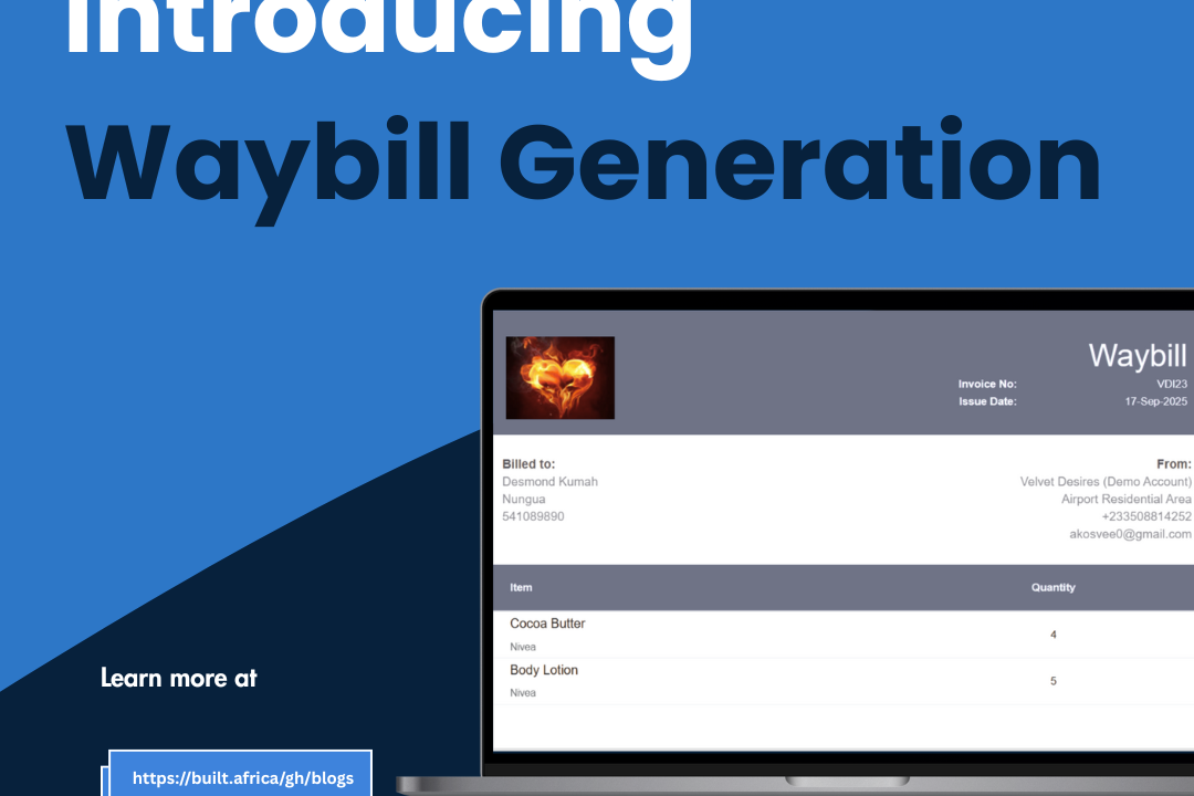 Introducing Waybill Generation on Built - Builders Blog